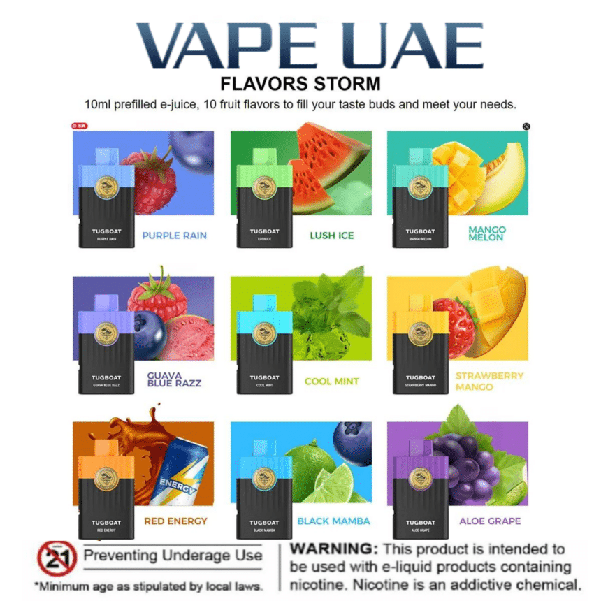 YUOTO XXL DISPOSABLE VAPE 2500 PUFFS UAE - vape uae