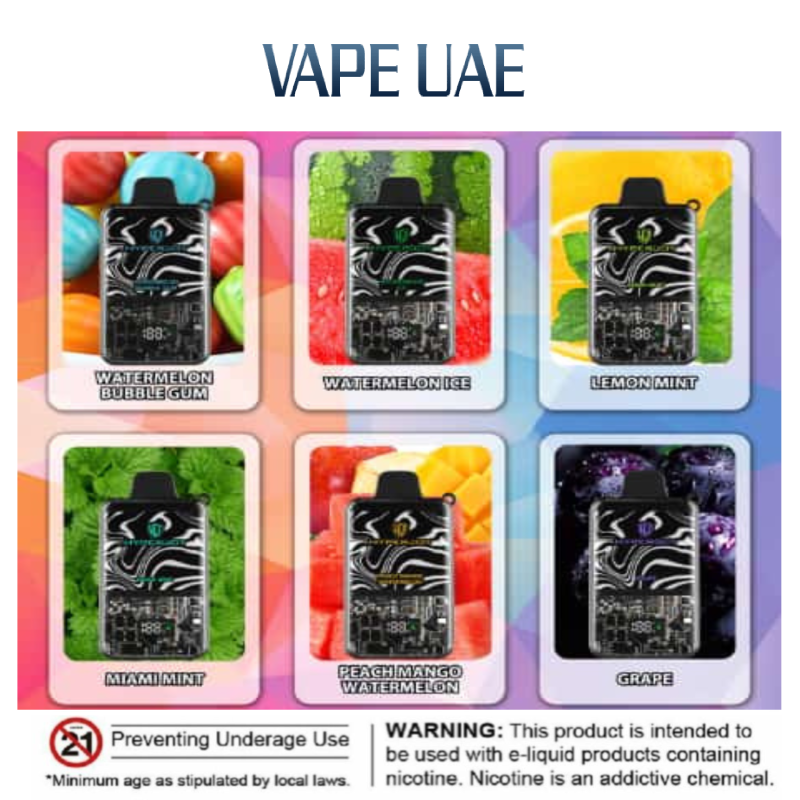 Best Hyperjoy 20000 Puffs Disposable Vape in Dubai